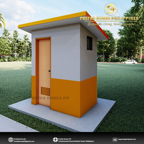 Prefab One Stall Toilet - Prefabricated Homes