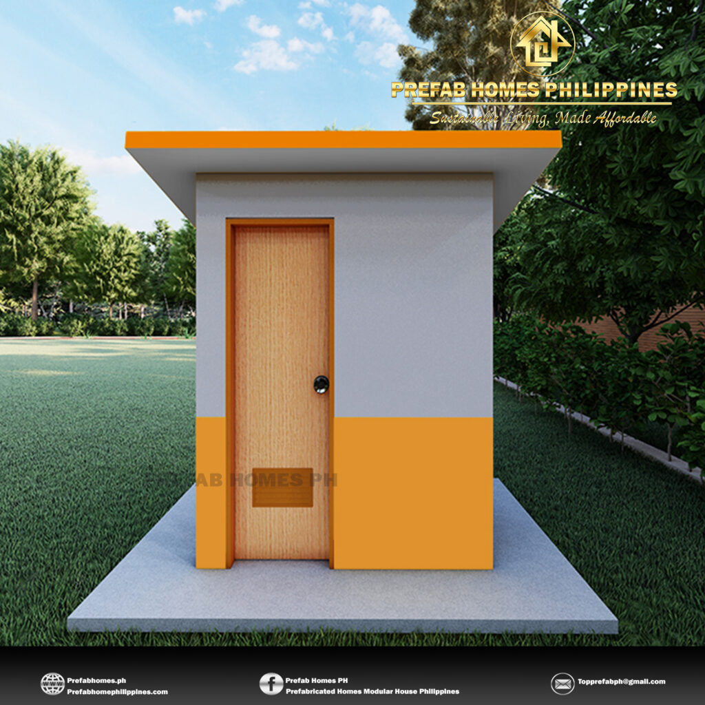 Prefab One Stall Toilet - Prefabricated Homes